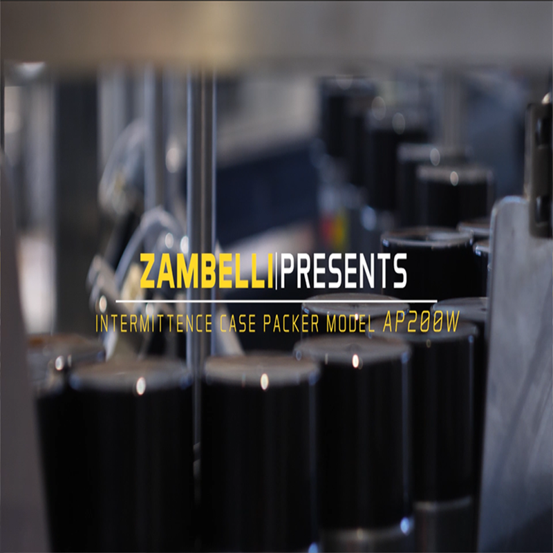Wrap-Around Case Packer AP200W | Media | Zambelli Packaging